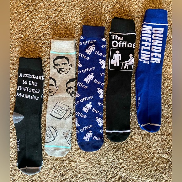 Other | The Office Sock Set 5 | Poshmark